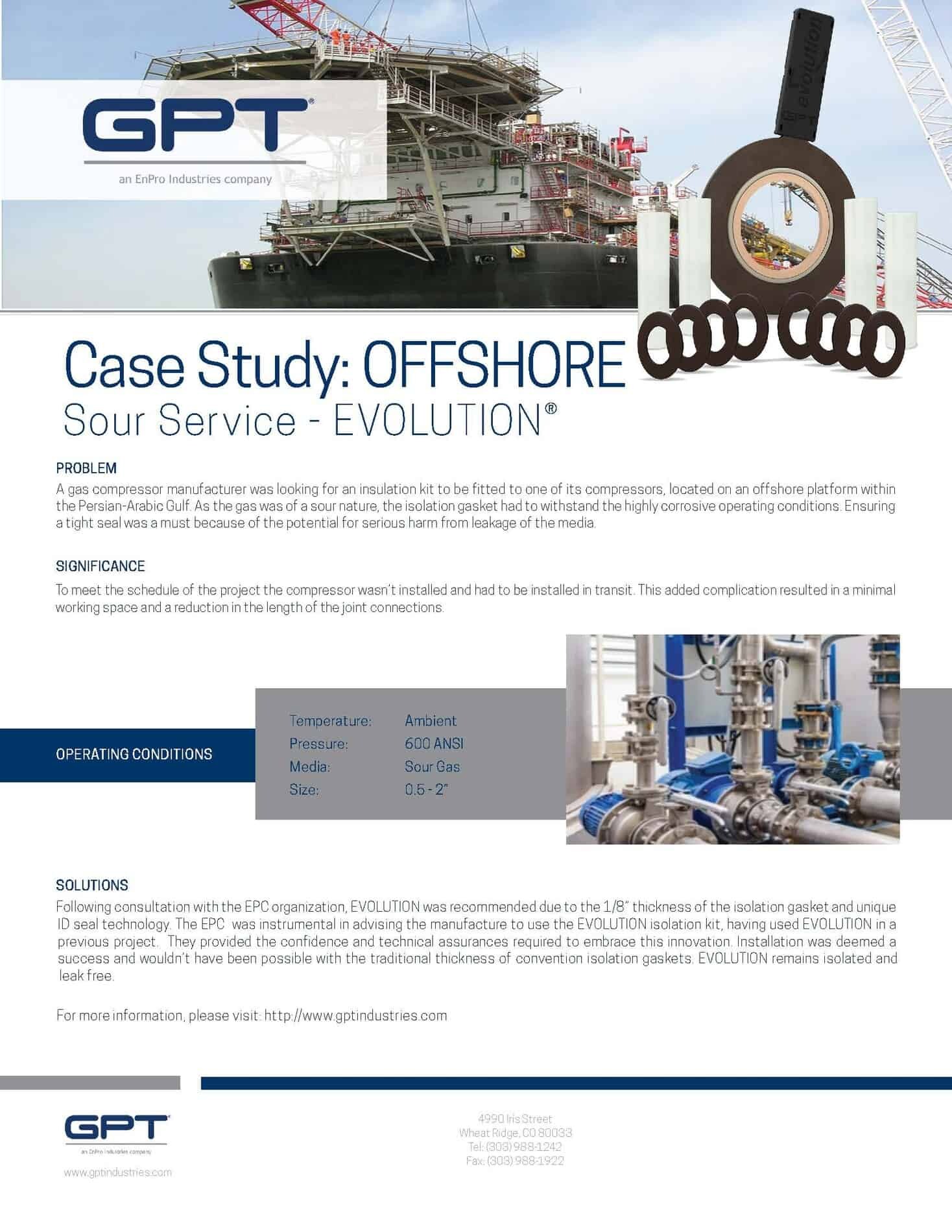 Case Study: Offshore - Sour Service - GPT Industries